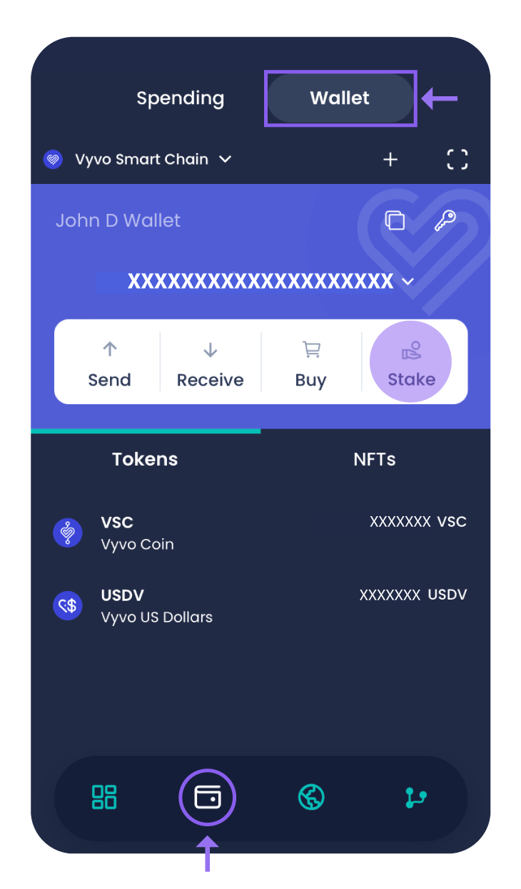 Where can I check my staking history? – InPersona